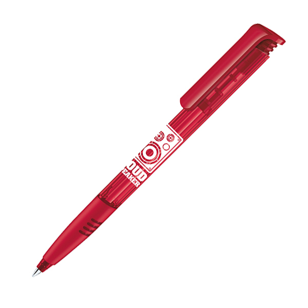 Senator Super Hit Clear Plastic Ballpen With Soft Grip | Pellacraft ...