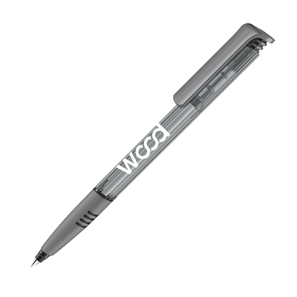 Senator Super Hit Clear Plastic Ballpen With Soft Grip | Pellacraft ...