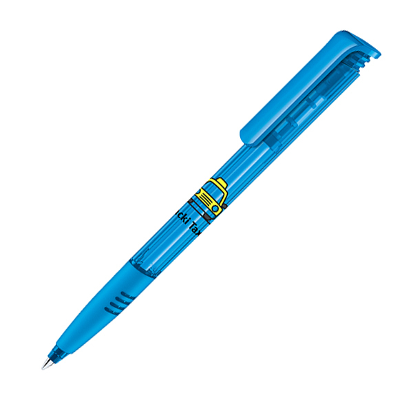 Senator Super Hit Clear Plastic Ballpen With Soft Grip | Pellacraft ...