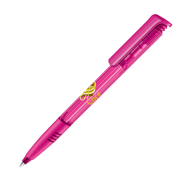 Senator Super Hit Clear Plastic Ballpen With Soft Grip | Pellacraft ...