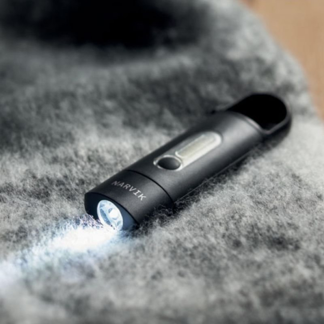 Rechargeable Carbiner Flashlight | Pellacraft | Promotional Merchandise