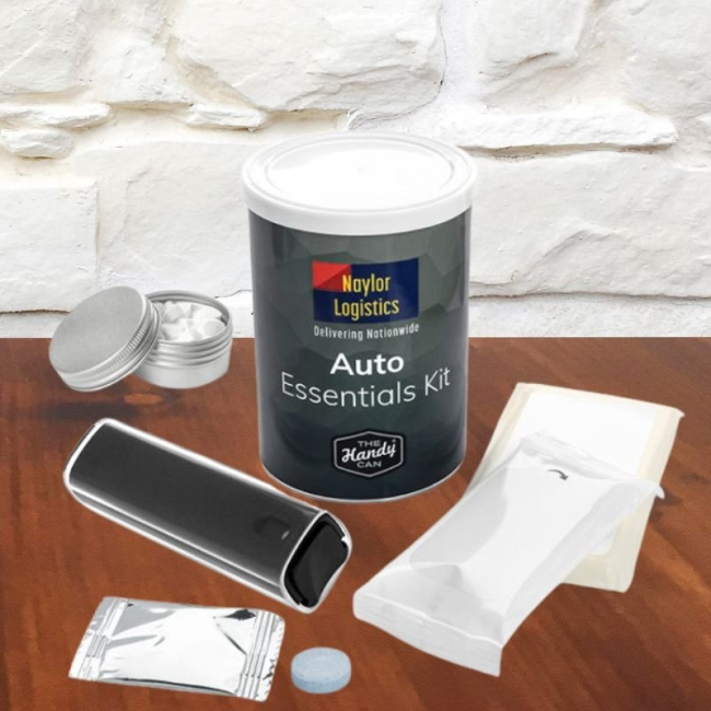 Deluxe Auto Essentials Handy Can Kit | Pellacraft | Promotional Merchandise
