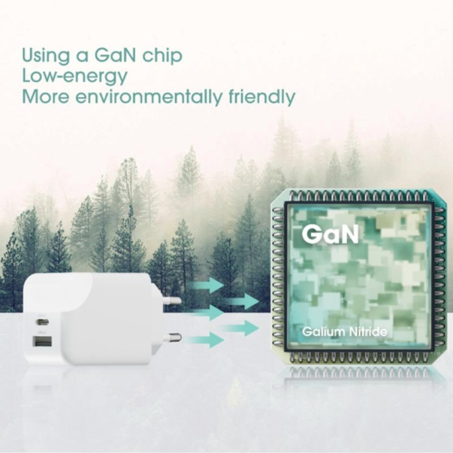 Ice-Gan 65W USB Charging Plug with Light | Pellacraft | Promotional ...