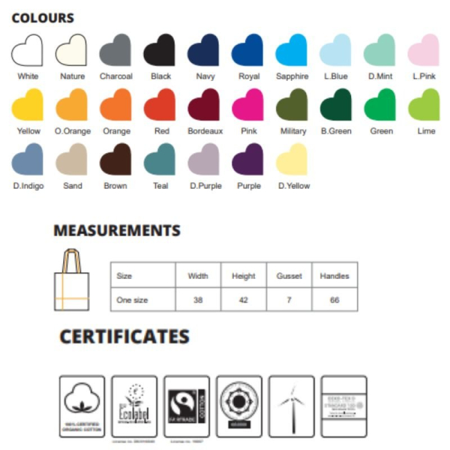 Neutral Fairtrade & Organic Twill Bag | Pellacraft | Promotional ...