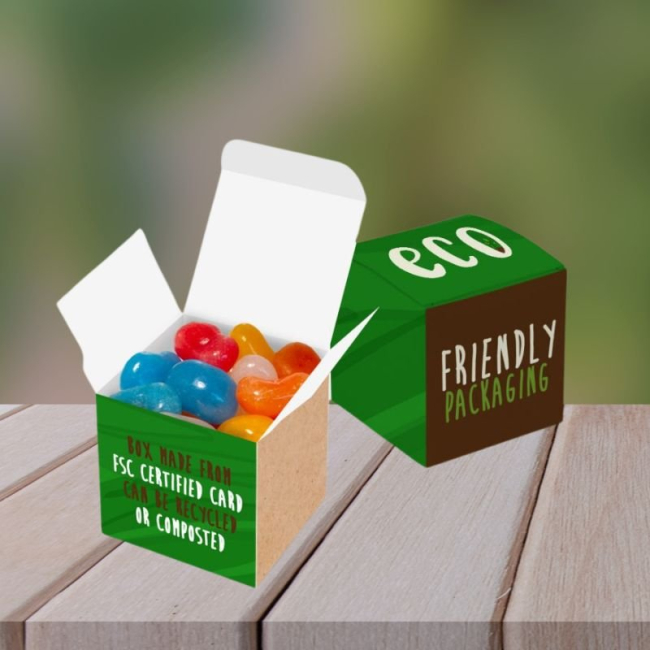 Eco Mini Cube Box - Jolly Beans (40g) | Pellacraft | Promotional ...