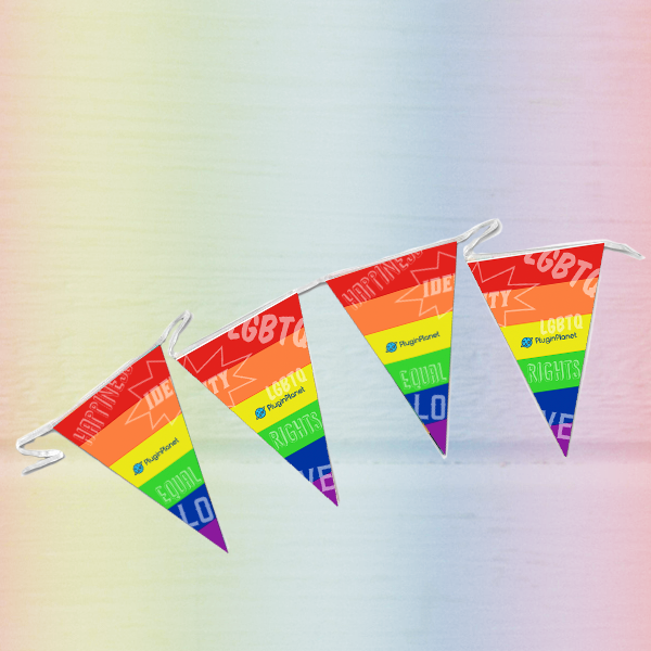 Triangular Showerproof Synthetic Bunting | Pellacraft | Promotional ...