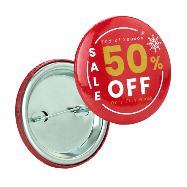 Button Badges 45mm | Pellacraft | Promotional Merchandise