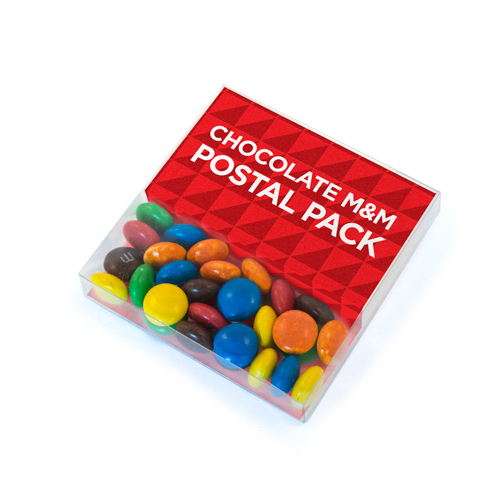 Chocolate M&M Postal Pack | Pellacraft | Promotional Merchandise