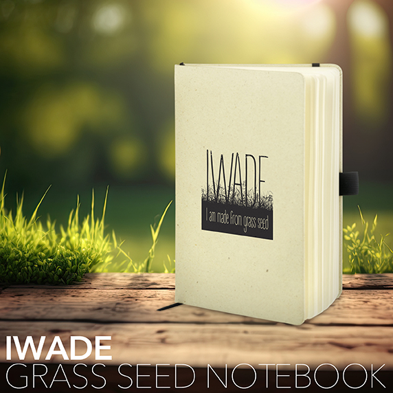 Iwade Grass Fibre Eco A5 Notebook | Pellacraft | Promotional Merchandise