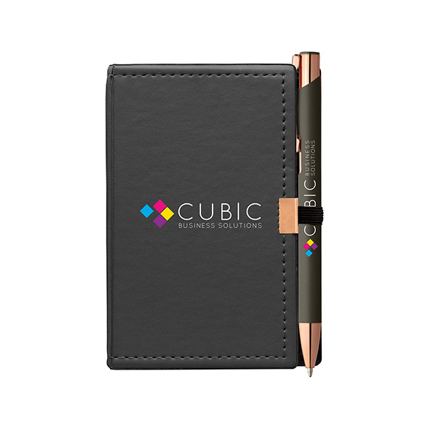 Sticky Note Caddy & Crosby Rose Gold Pen | Pellacraft | Promotional ...