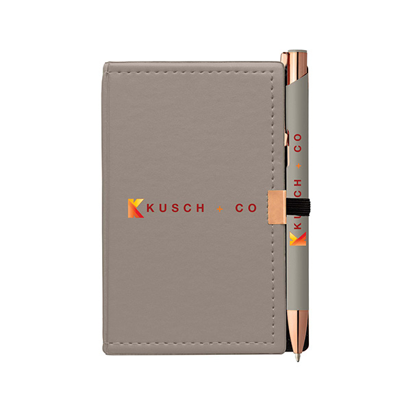 Sticky Note Caddy & Crosby Rose Gold Pen | Pellacraft | Promotional ...