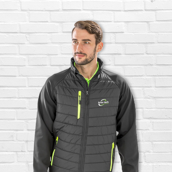 Black Compass Padded Softshell Jacket | Pellacraft | Promotional ...