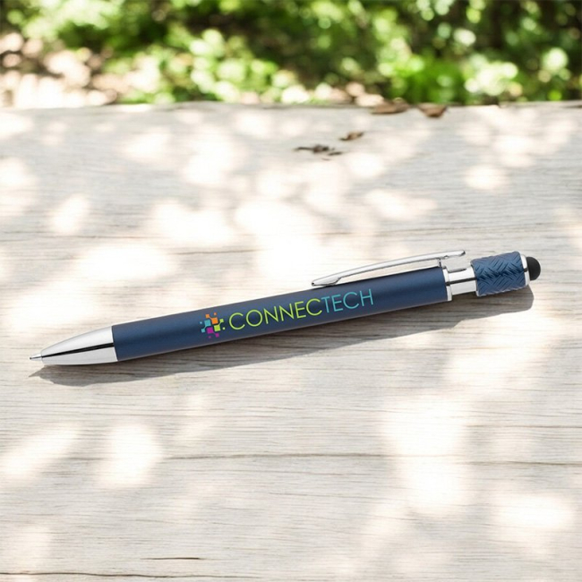 Wave Aluminium Spinner Stylus Pen | Pellacraft | Promotional Merchandise
