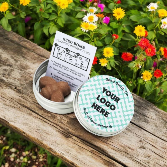 Seed Bomb Tin | Pellacraft | Promotional Merchandise