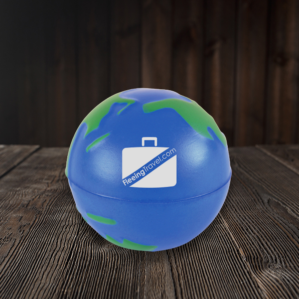 Globe Shaped Stress Ball | Pellacraft | Promotional Merchandise