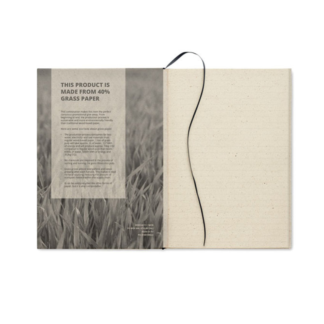 Grass Notebook A5 | Pellacraft | Promotional Merchandise