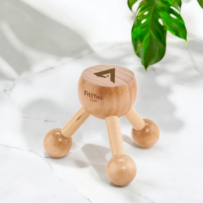 Wooden Handheld Massager | Pellacraft | Promotional Merchandise