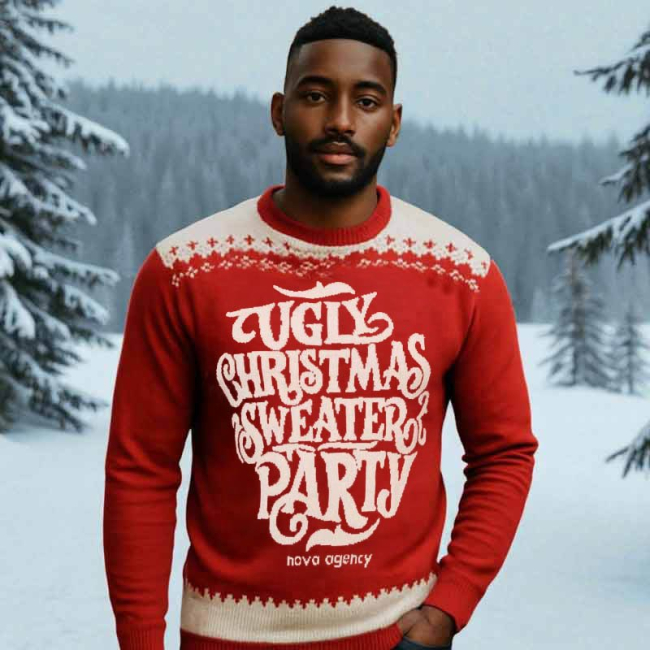 Custom Knitted Christmas Jumper | Pellacraft | Promotional Merchandise