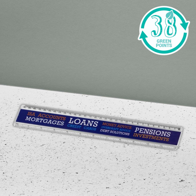 Ellison 30 cm Plastic Insert Ruler | Pellacraft | Promotional Merchandise