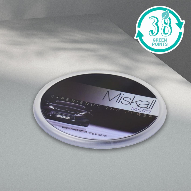 Round Plastic Coaster With Paper Insert | Pellacraft | Promotional ...