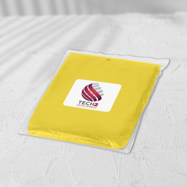 Ziva Disposable Rain Poncho With Storage Pouch | Pellacraft ...