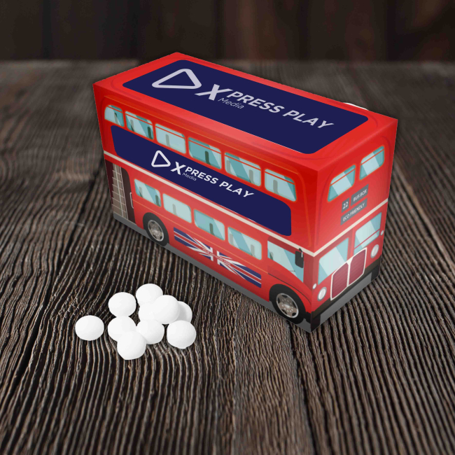 Bus Box with a choice of sweets | Pellacraft | Promotional Merchandise