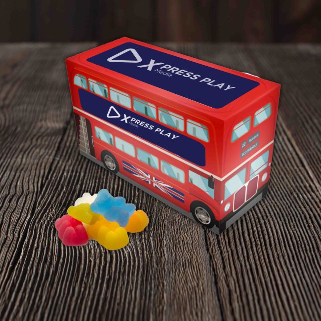 Bus Box with a choice of sweets | Pellacraft | Promotional Merchandise
