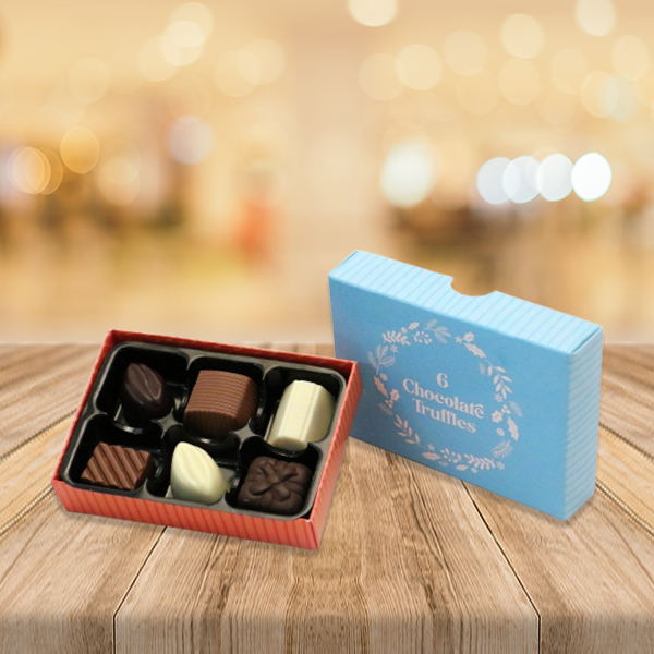 Luxury 6 Choc Box - Chocolate Truffles- Christmas | Pellacraft ...