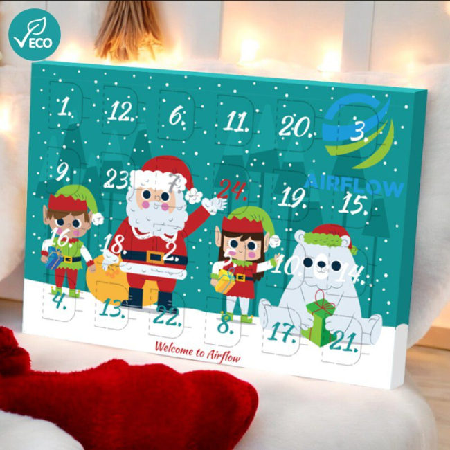 Mini Advent Calendar Vegan Dark Chocolate 71% Cocoa | Pellacraft ...