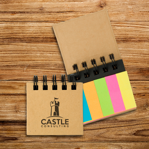Wire Bound Sticky Notes | Pellacraft | Promotional Merchandise