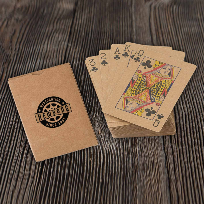 Recycled Paper Playing Cards | Pellacraft | Promotional Merchandise