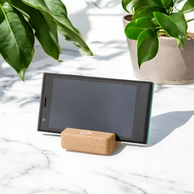 Beech Wood Phone Holder | Pellacraft | Promotional Merchandise