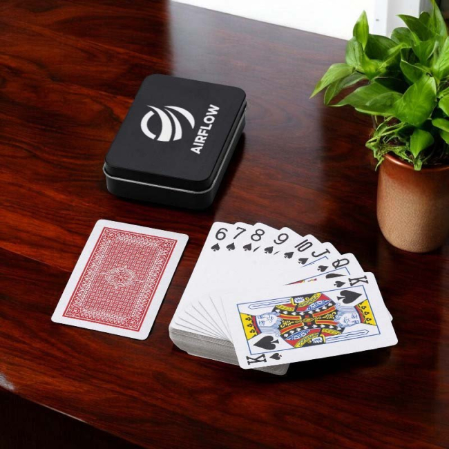 Playing Cards with Tin | Pellacraft | Promotional Merchandise