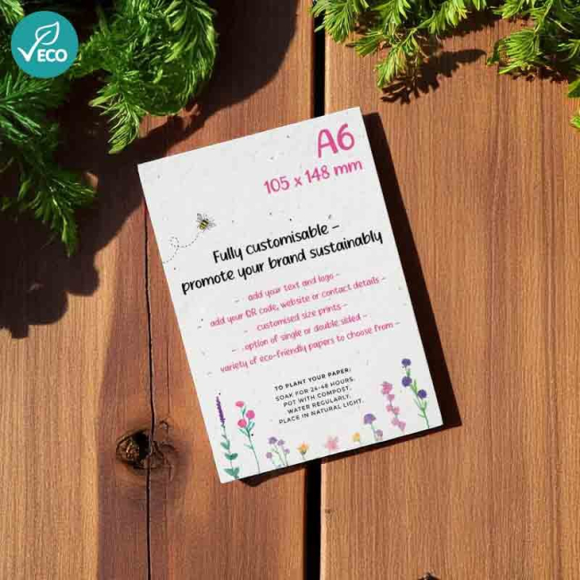 A6 Seeded Paper Prints | Pellacraft | Promotional Merchandise