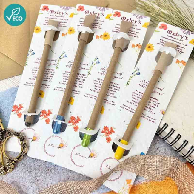 Plant a Pen with Seeded Backing Card | Pellacraft | Promotional Merchandise