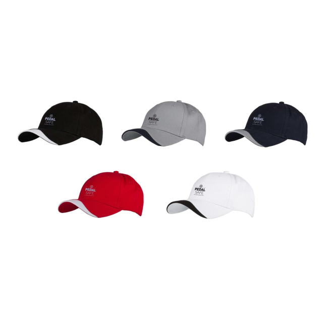 100% Cotton 6 Panel Cap With Contrasting Trim | Pellacraft ...