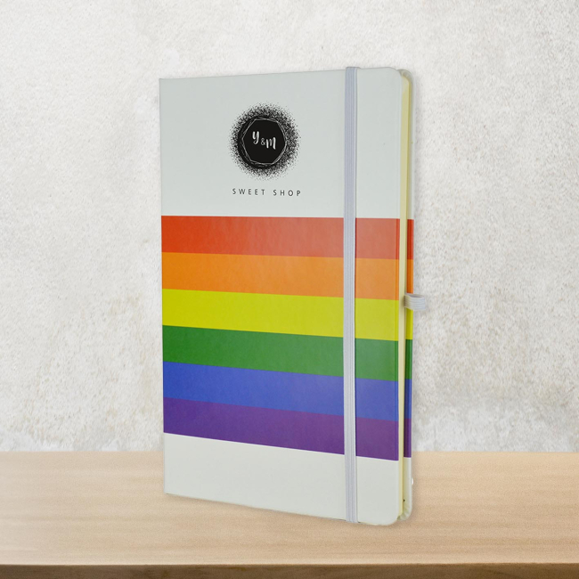 Rainbow Mole Notebook A5 | Pellacraft | Promotional Merchandise
