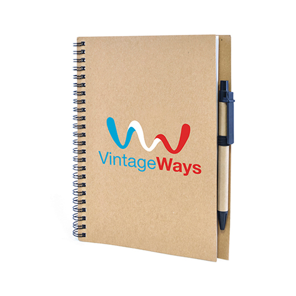 Intimo A5 Recycled Notepad And Pen | Pellacraft | Promotional Merchandise