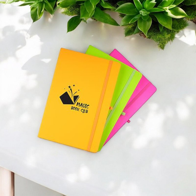A5 Neon Mole Notebook | Pellacraft | Promotional Merchandise