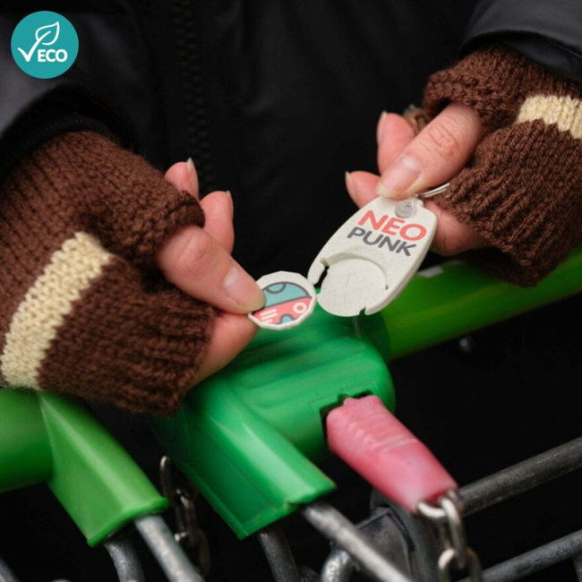 Pop Coin Trolley Keyring | Pellacraft | Promotional Merchandise