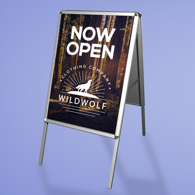 Outdoor A Poster Frame | Pellacraft | Promotional Merchandise