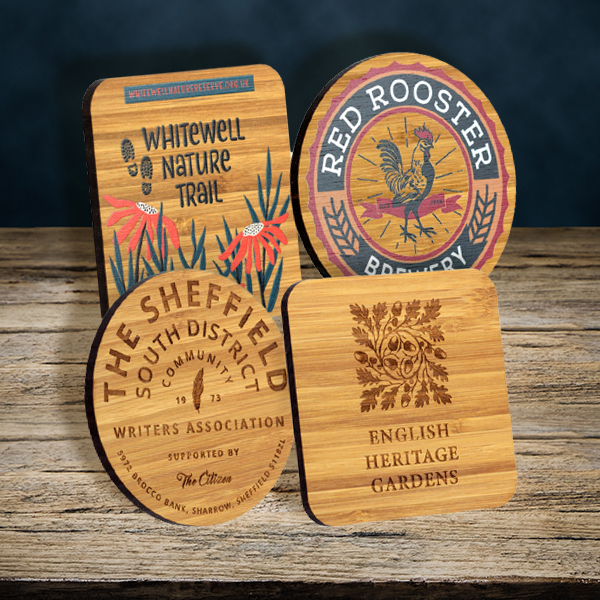 Bamboo Coasters | Pellacraft | Promotional Merchandise