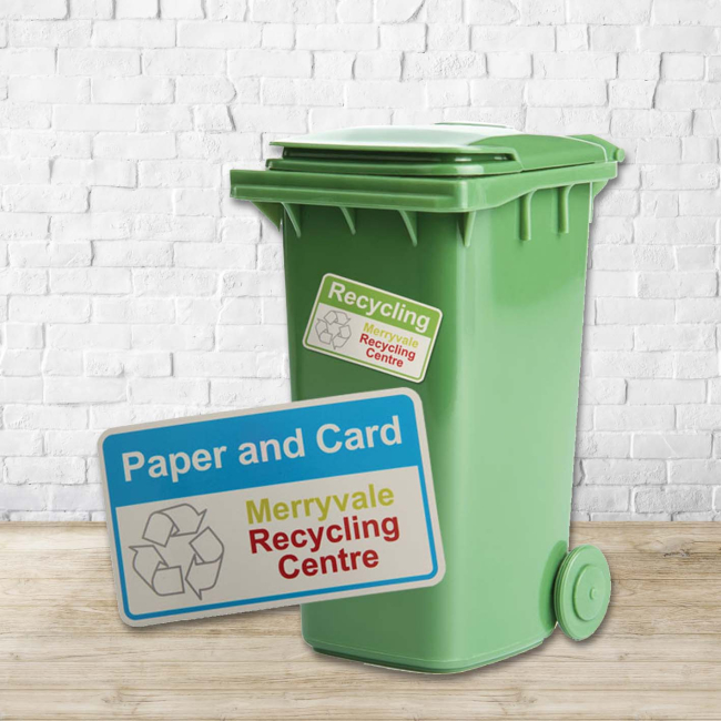 Outdoor / Wheelie Bin Sticker | Pellacraft | Promotional Merchandise