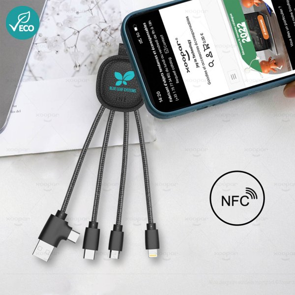 Ine Cable Multiple Adapter with NFC | Pellacraft | Promotional Merchandise