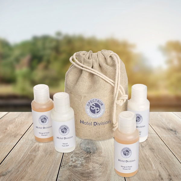 Weekend Travel Toiletry Set in a Hemp Bag | Pellacraft | Promotional ...