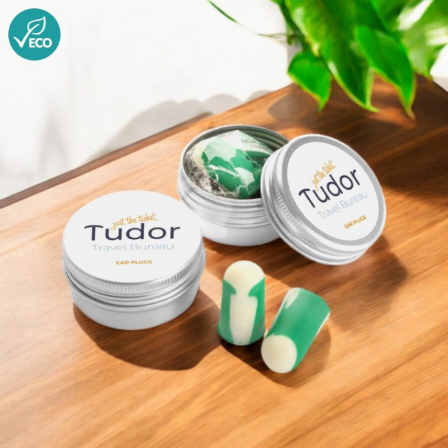 Pair of Bio-Based Ear Plugs | Pellacraft | Promotional Merchandise