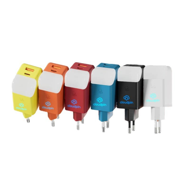 Ice-Gan 65W USB Charging Plug with Light | Pellacraft | Promotional ...