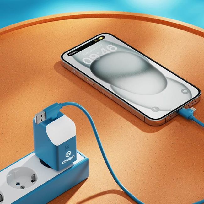 Ice-Gan 65W USB Charging Plug with Light | Pellacraft | Promotional ...
