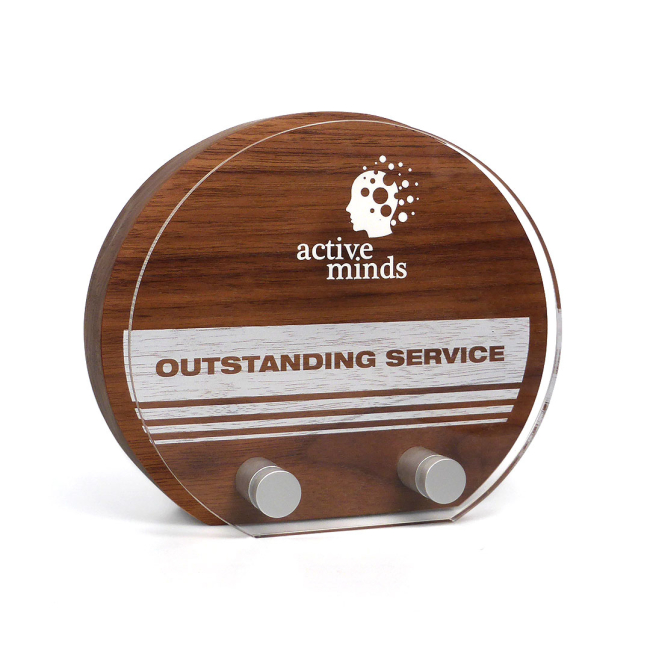 Real Wood Sunrise Awards With Acrylic Front 160mm X 140mm | Pellacraft ...