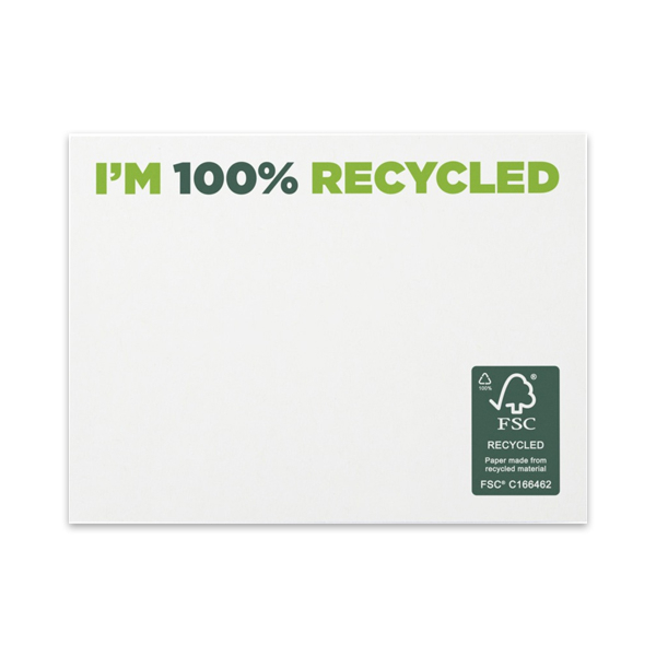 Sticky-Mate Recycled Sticky Notes 100 x 75mm | Pellacraft | Promotional ...